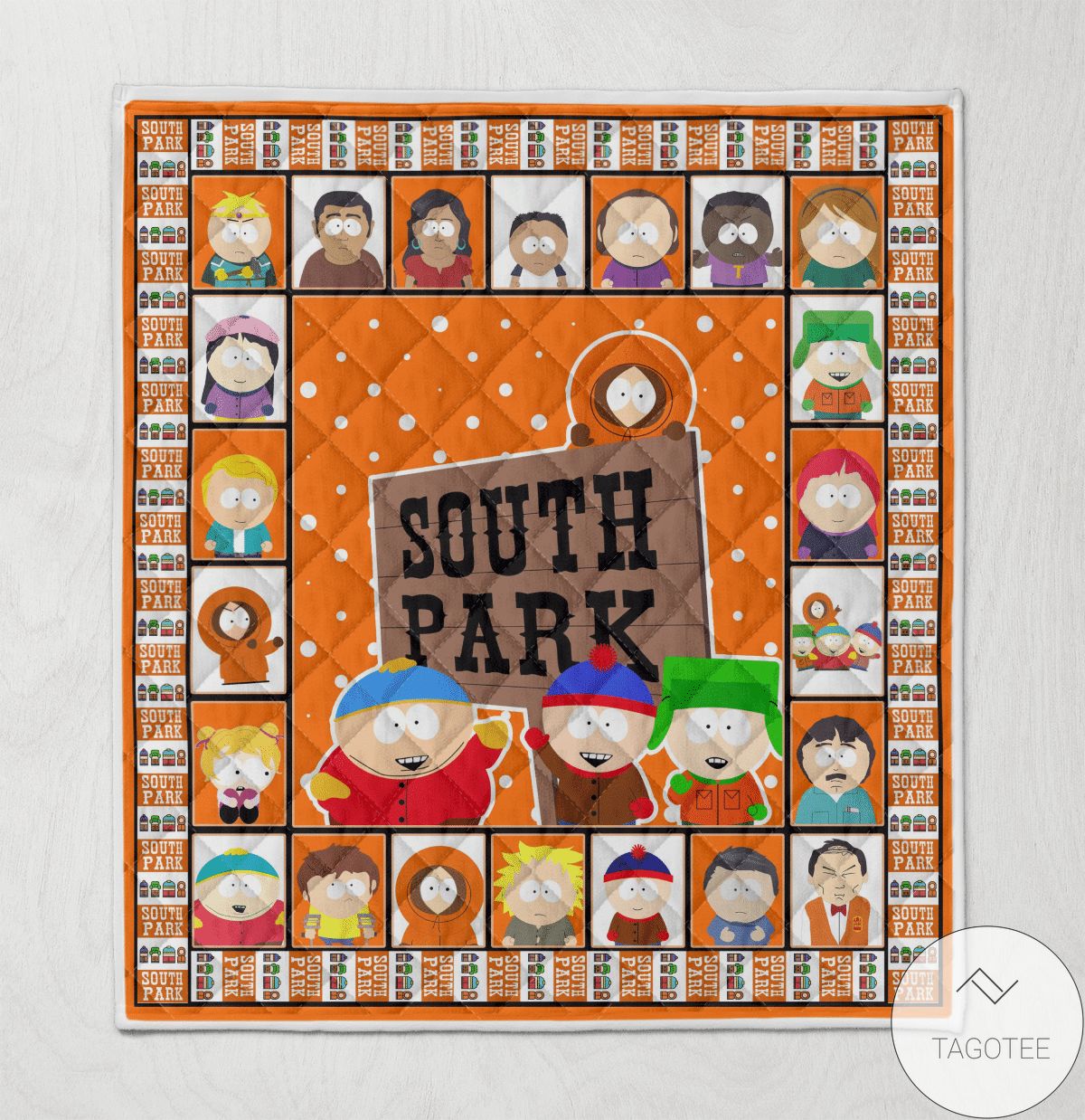 South Park Blanket Quilt Pixeltee
